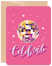 Celebrate Pink Disco Ball Birthday Card – Willow & Ivy Press